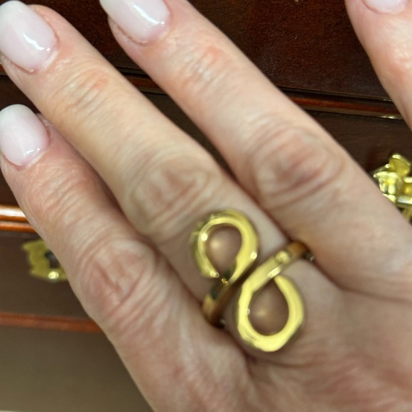 Charles Albert | Jewelry | Charles Albert Gold Serpentine Wrap Ring ...